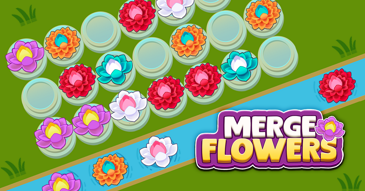 Merge Flowers - Gra Online - Zagraj Teraz | Waznygry.pl